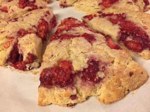 Raspberry Lemon Scones ~ Perfect for a Spring Brunch! - lakegirlquilts