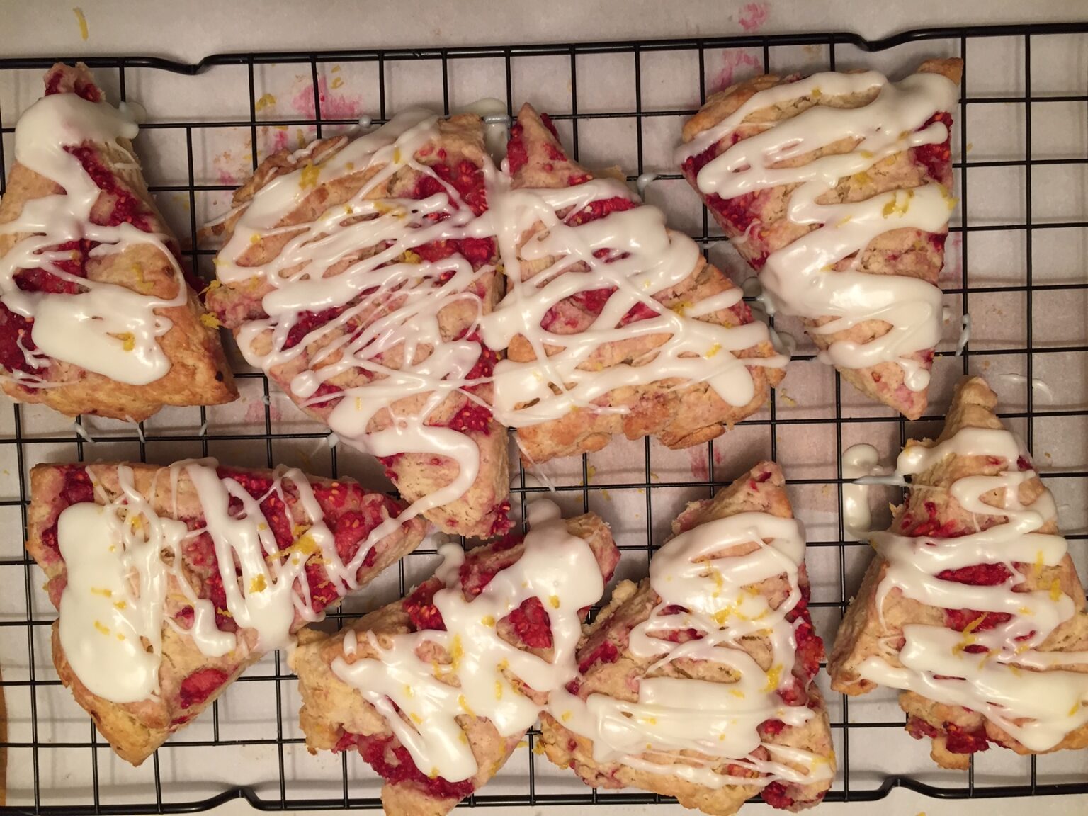 Raspberry Lemon Scones ~ Perfect for a Spring Brunch! - lakegirlquilts