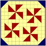 Pinwheel Party Quilt~ A Scrappy, Mini Quilt Pattern - lakegirlquilts