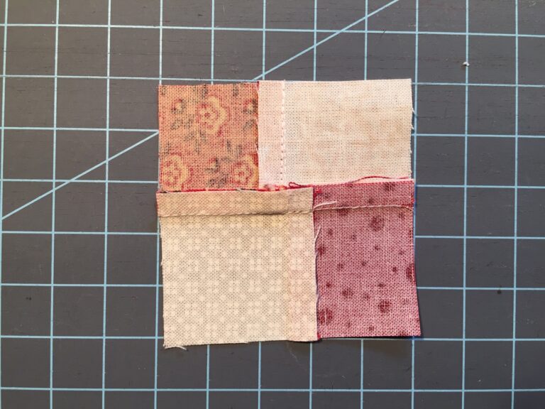 Easy Four Patch Quilt Block for Beginners - lakegirlquilts