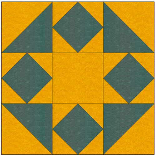 How to Make a Square in a Square Quilt Block for Beginners - lakegirlquilts